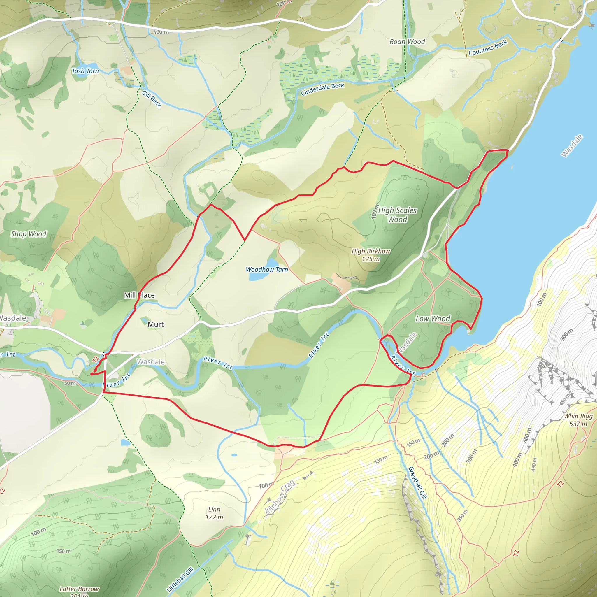 Wasdale Hall, Low Wood and Wast Water Loop | Cumberland | England