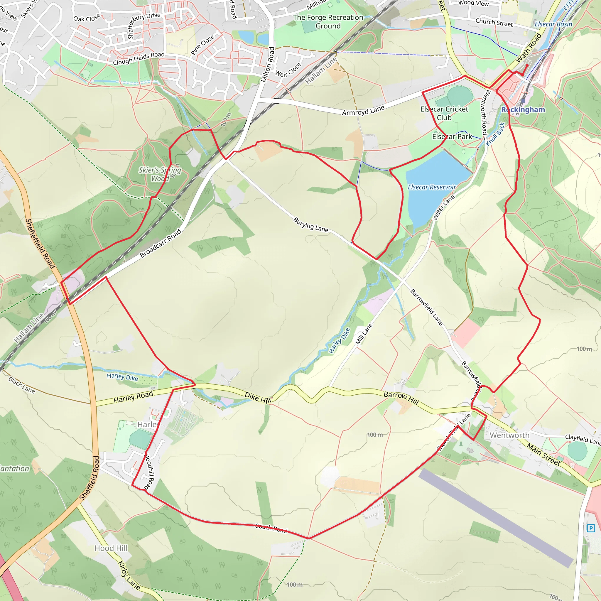 Elsecar Park and Elsecar Reservoir Loop | Barnsley | England