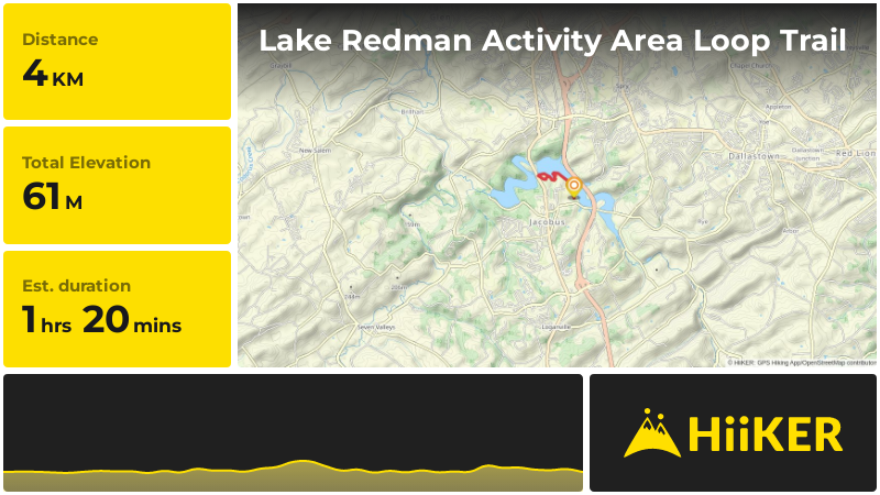 Lake Redman Activity Area Loop Trail | York County | Pennsylvania