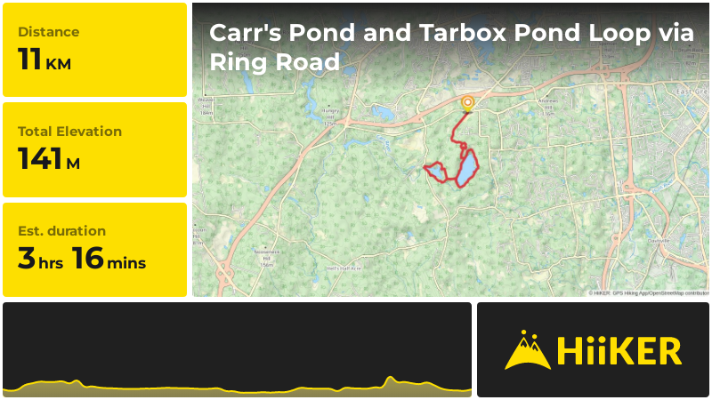 Carr's Pond and Tarbox Pond Loop via Ring Road | Kent County | Rhode