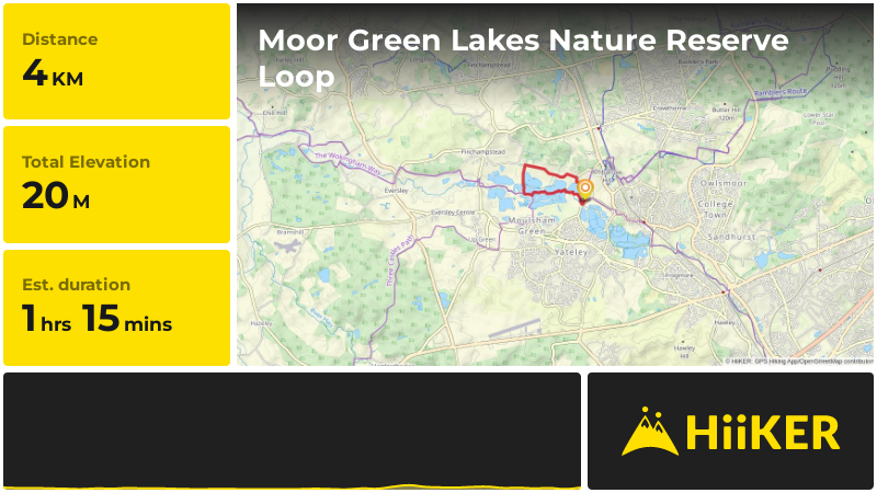 Moor Green Lakes Nature Reserve Loop | Bracknell Forest | England