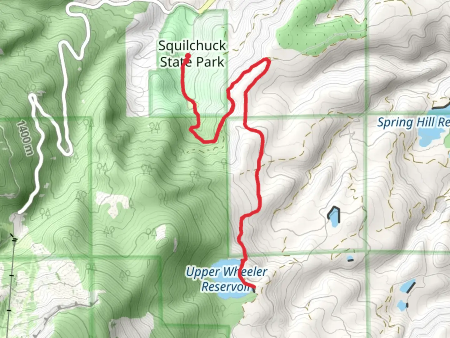 Upper Wheeler Reservoir from Squilchuck State Park | Chelan County | W